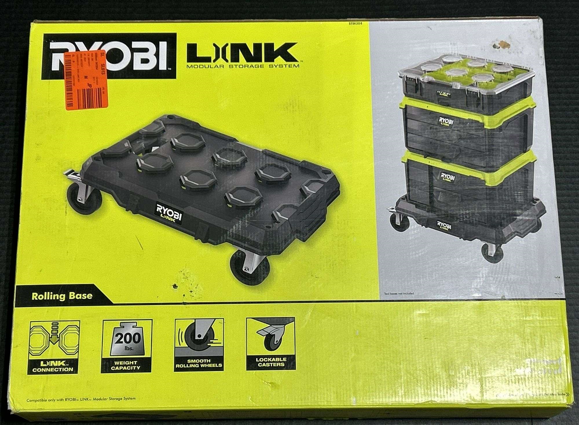 Stock | EZ) Ryobi LINK Modular Dolly Multi-Purpose Rolling Base | MutualArt