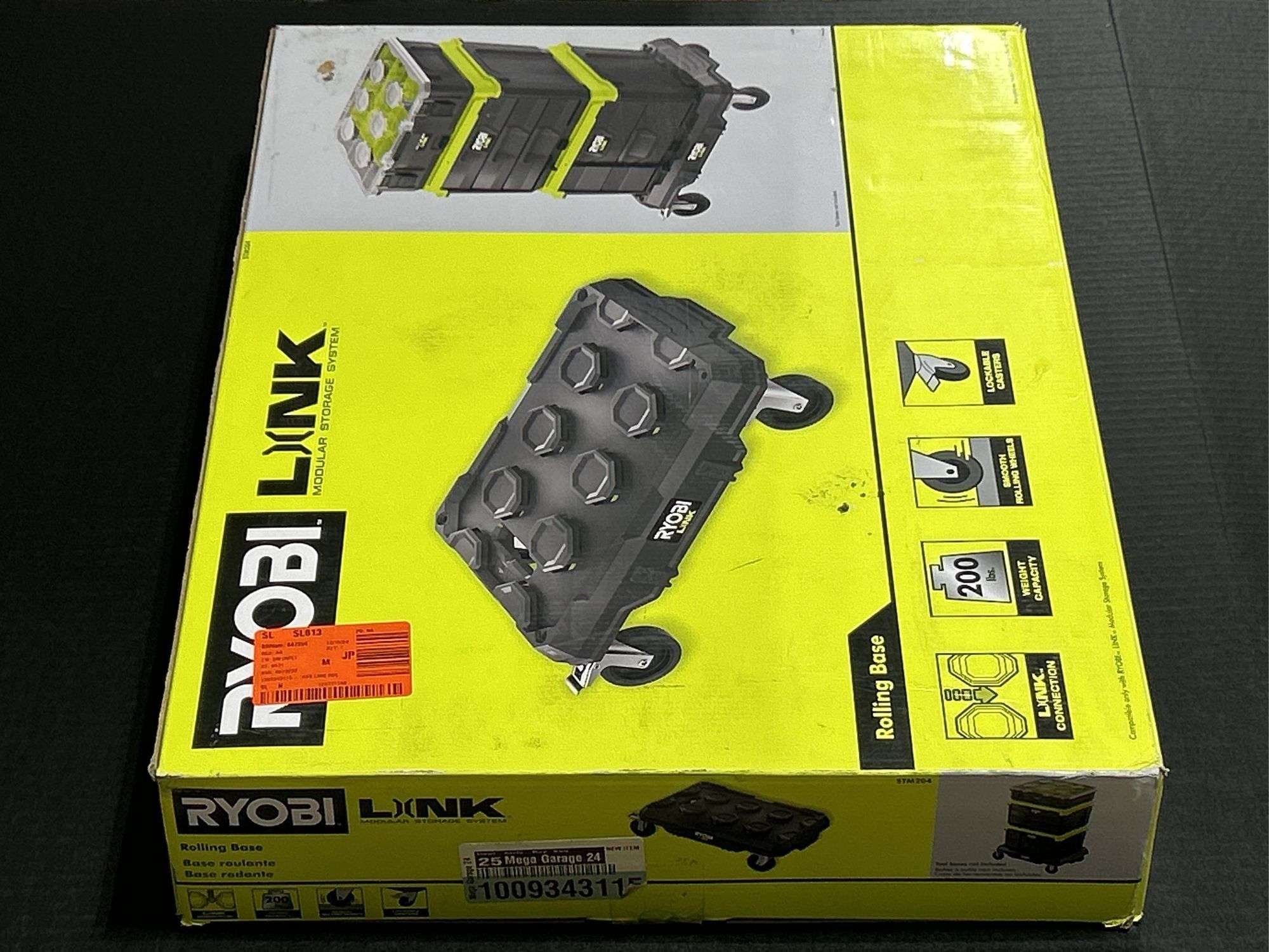 Stock | EZ) Ryobi LINK Modular Dolly Multi-Purpose Rolling Base | MutualArt