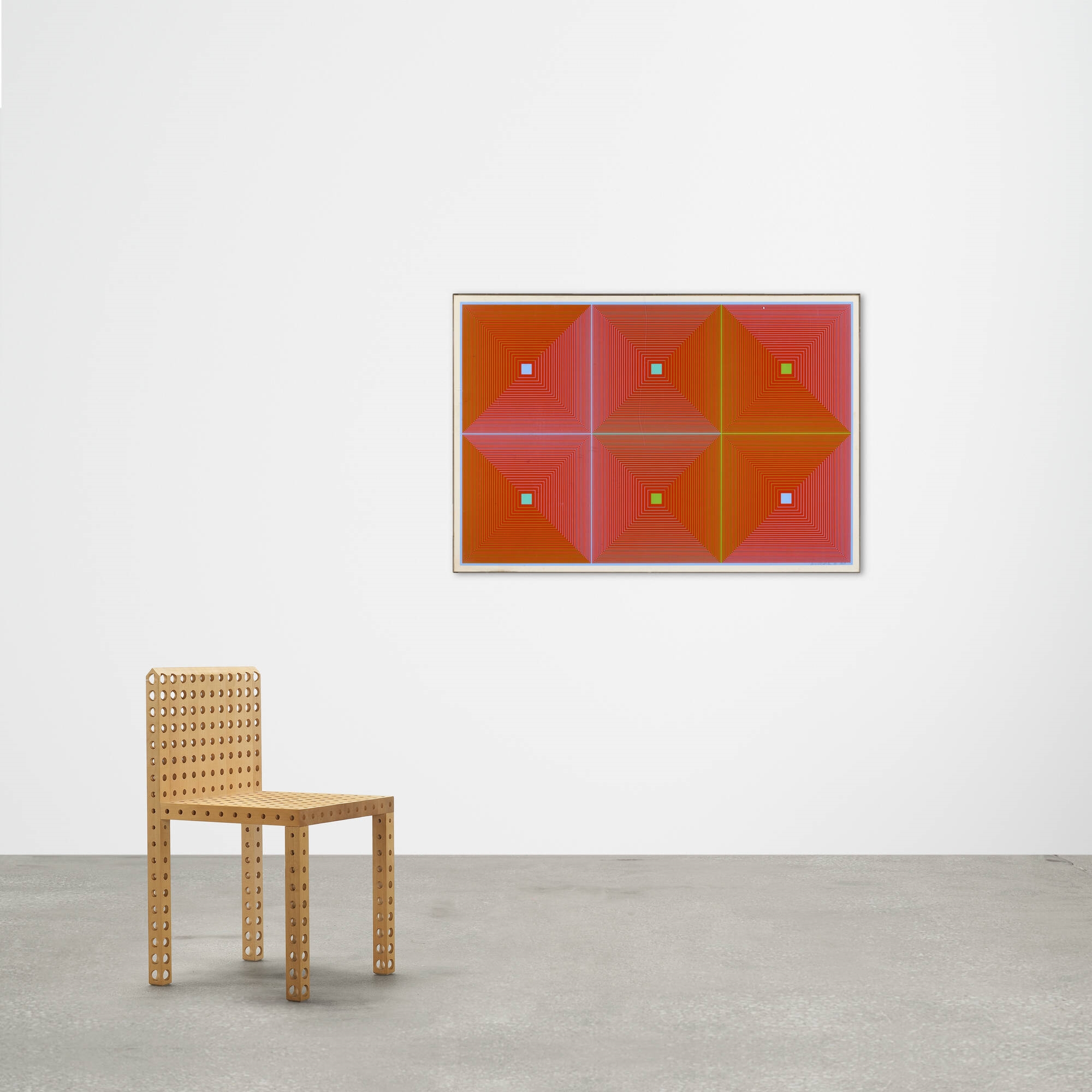 Richard Joseph Anuszkiewicz | Six Squares (1969) | MutualArt