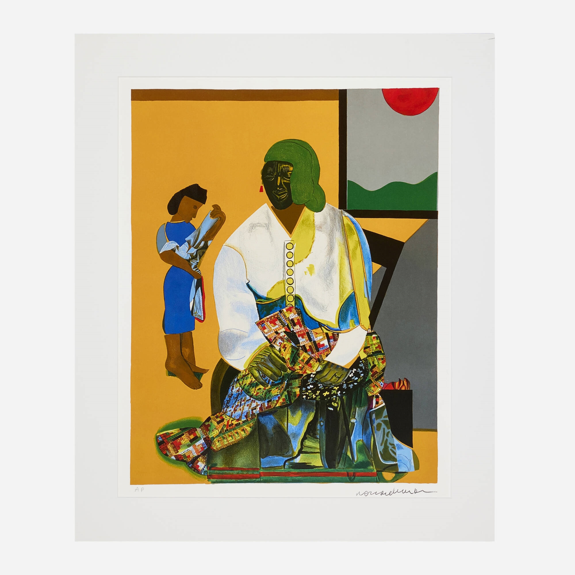 Romare Bearden | Mecklenburg Autumn (from the Mecklenburg series) (1979 ...