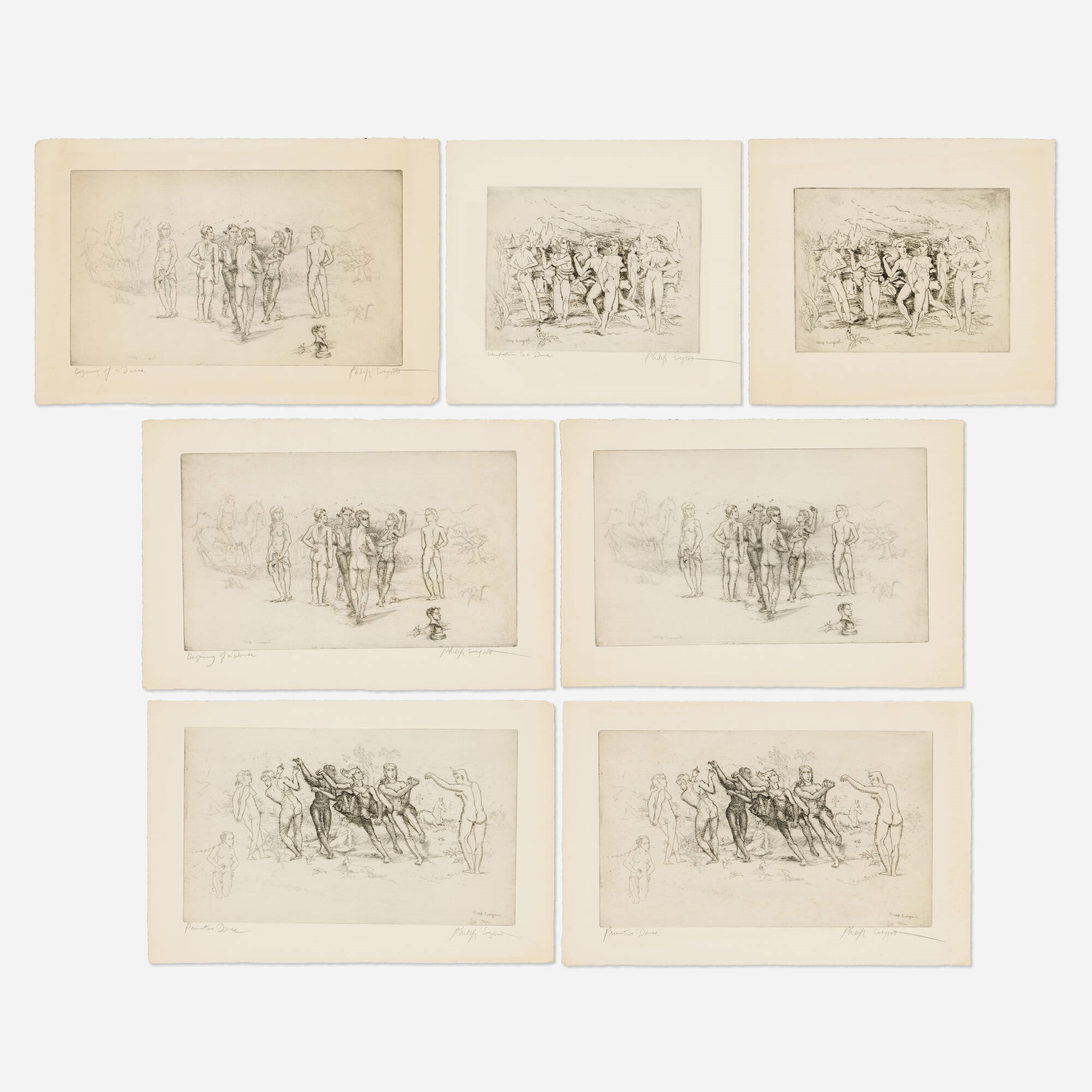 Philip Evergood | Seven works | MutualArt