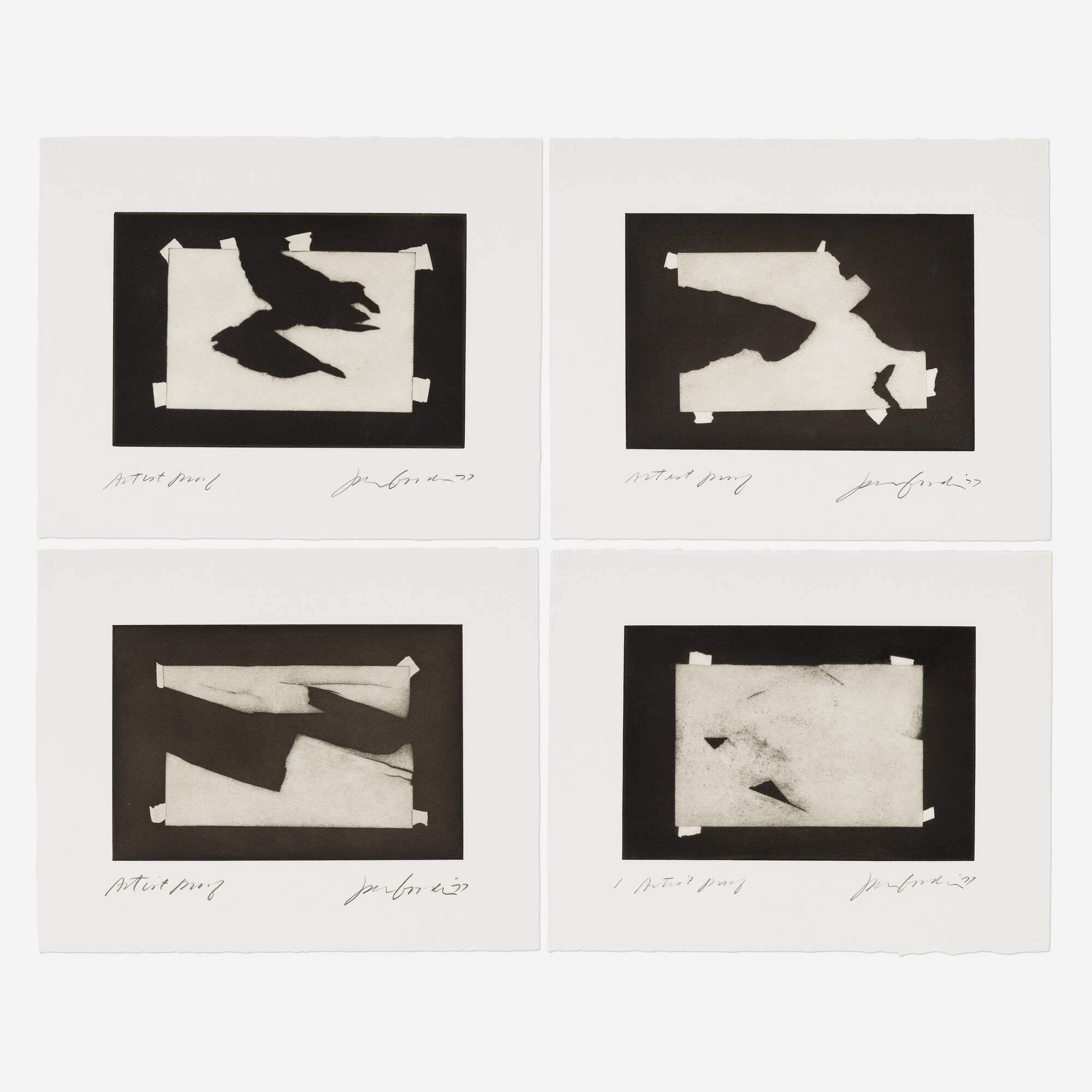 Joe Goode | Four works from the X-Ray series (1977) | MutualArt