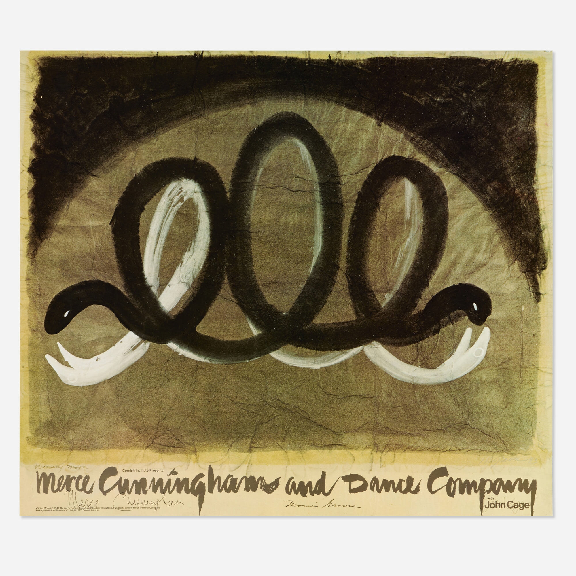 Merce Cunningham | Merce Cunningham and Dance Company poster (1977 ...