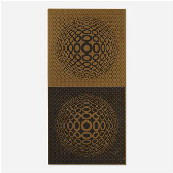 Victor Vasarely | Meta VI (1976) | MutualArt