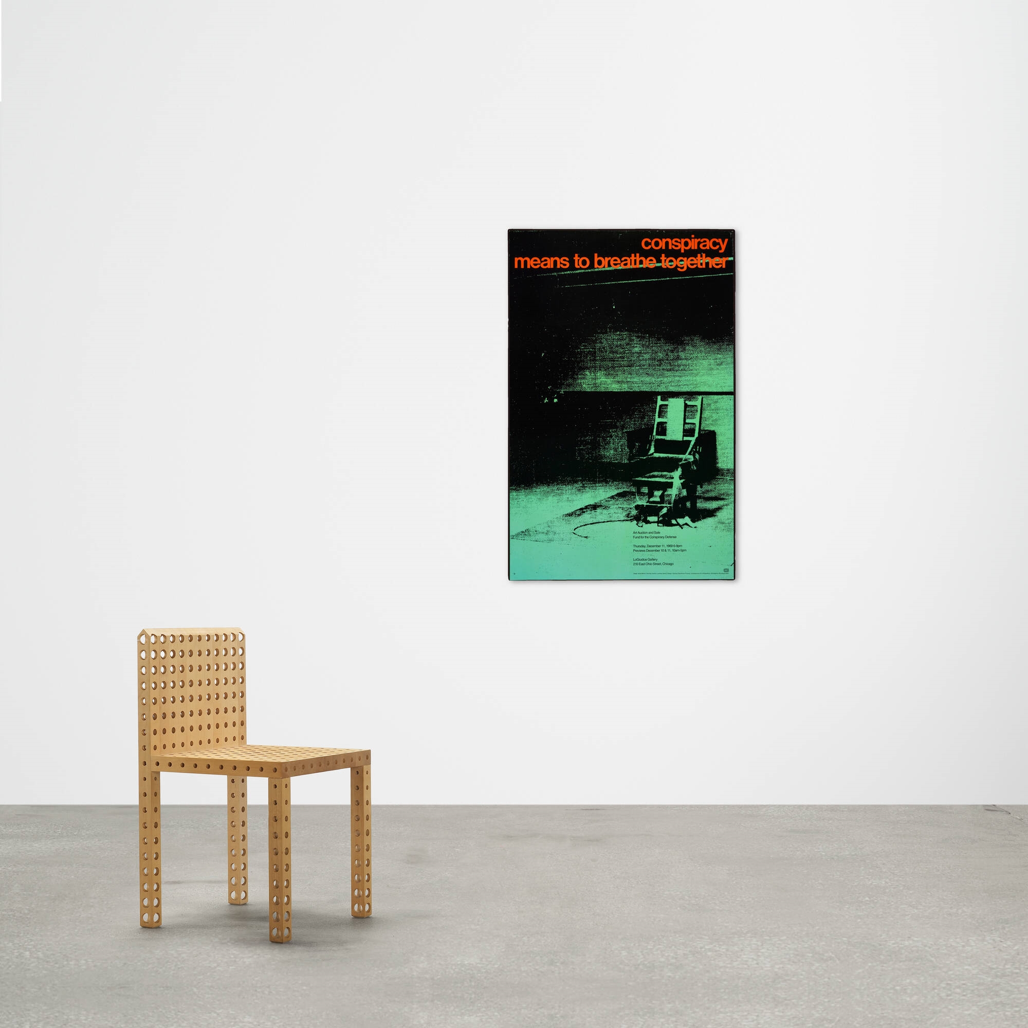 Andy Warhol | Conspiracy Means to Breathe Together (1969) | MutualArt