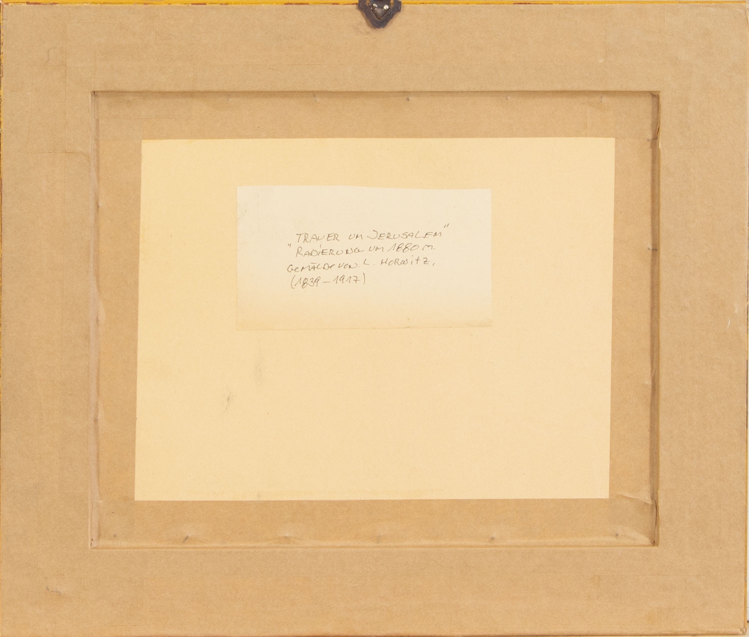 Leopold Horowitz | Trauer um Jerusalem (1834 - 1907) | MutualArt