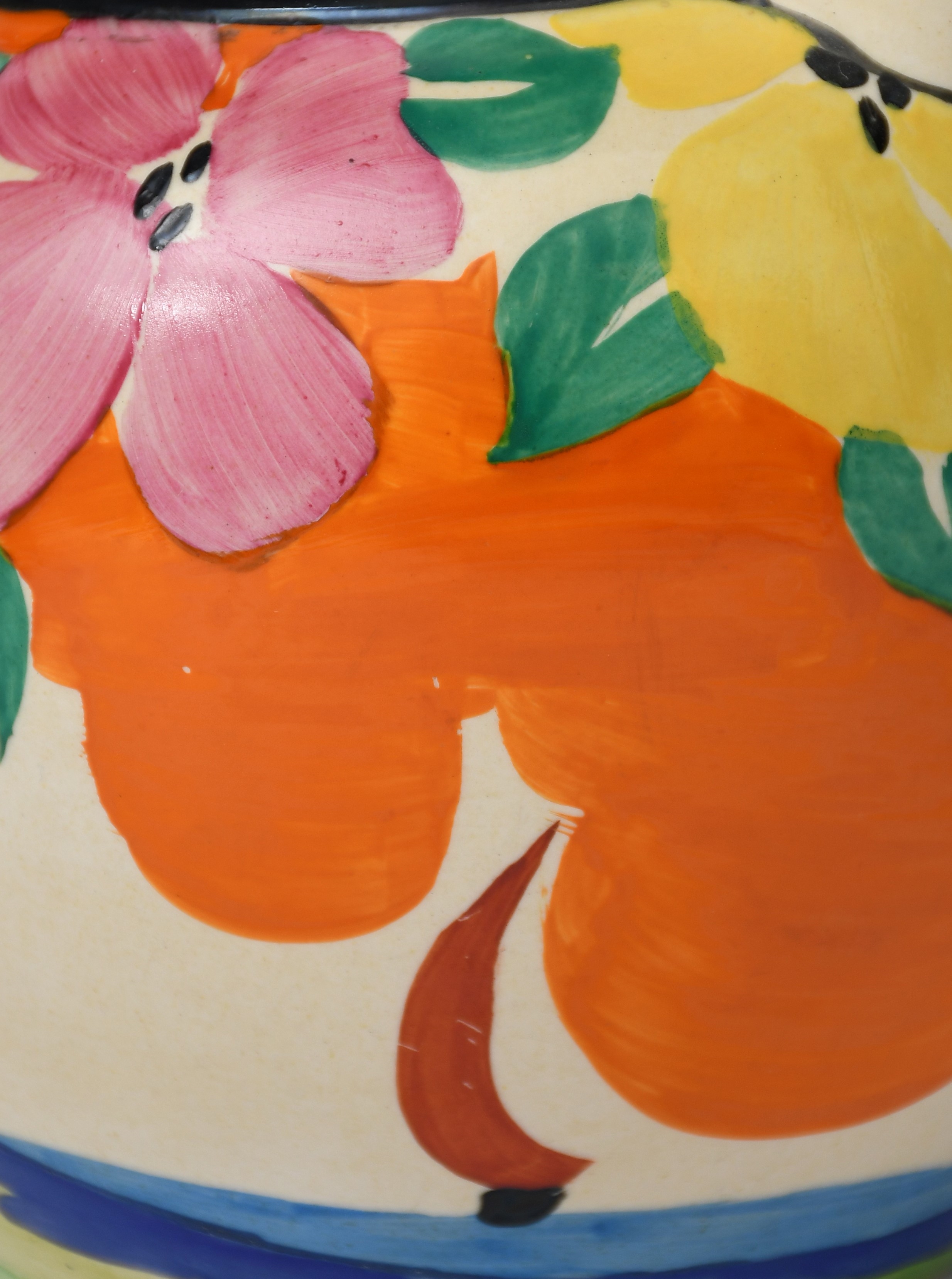 Clarice Cliff | Applique Palermo' a rare Clarice Cliff Perth jug ...