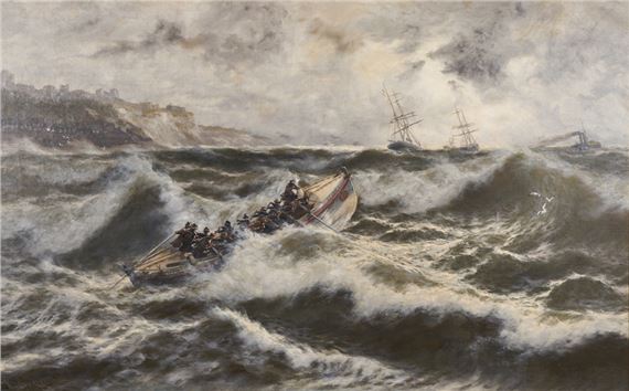John Miles | Launch of the Dover Lightboat | MutualArt