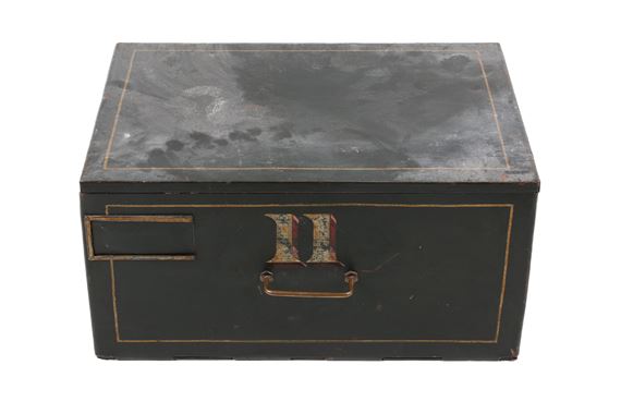Black | A vintage metal document case | MutualArt