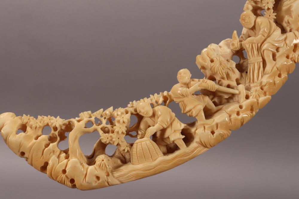 Chinese School, 20th Century | Early 20th Century Chinese Carved Ivory ...