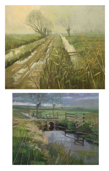 Cecile Crombeke | Studies of the Somerset Levels | MutualArt