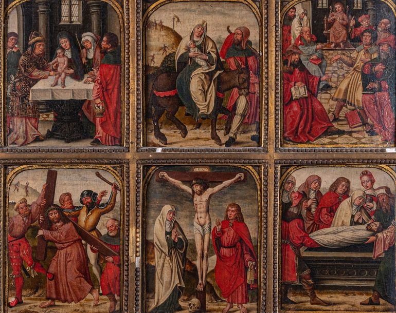 Flemish School, 16th Century | The Circumcision; The Flight into Egypt ...