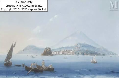 Giuseppe Gustavo Scoppa | Vue de l’Ile de Procida (1840) | MutualArt