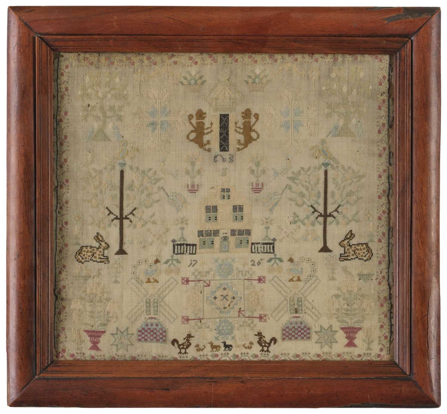 Above | An early 18th century needlework (Circa 1726) | MutualArt