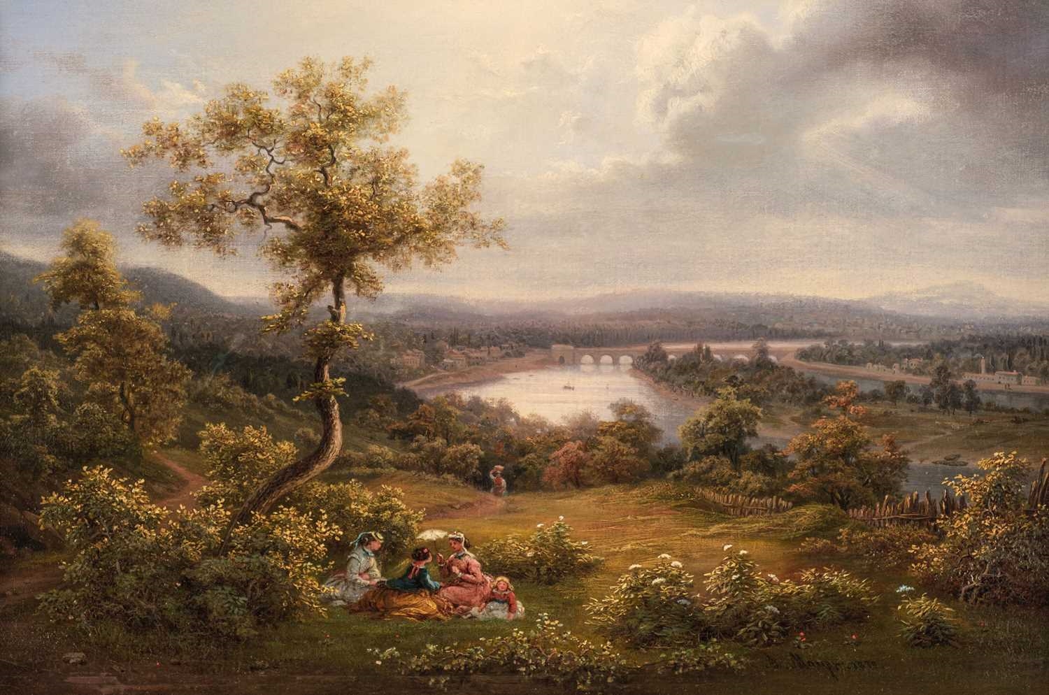 Auguste Mayer | View of Meudon (1870) | MutualArt