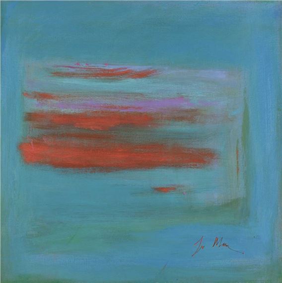 Jo Maw | Poppy Fields/Lavender | MutualArt