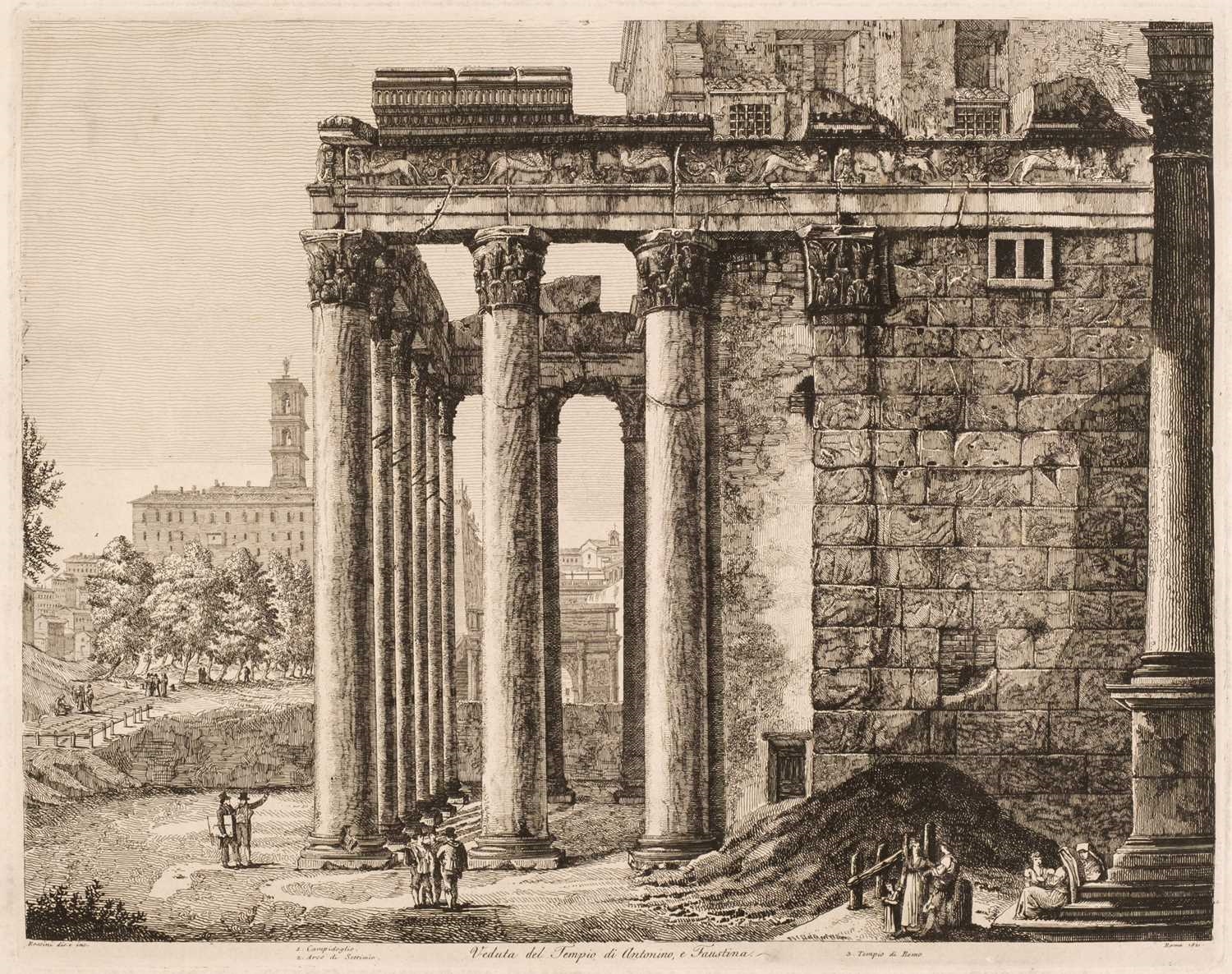 Luigi Rossini | Six views of Rome (1819 - 1823) | MutualArt