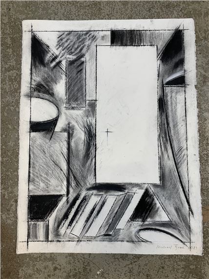 Michael Tyzack | four abstract geometric sketches (1989) | MutualArt