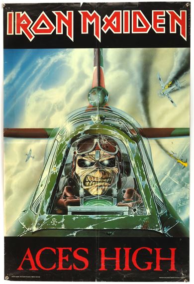 Derek Riggs | Iron Maiden Aces High (1985) | MutualArt