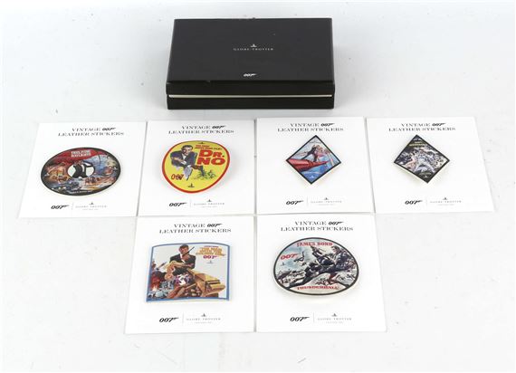 Golden | James Bond 007 Globe Trotter Leather Luggage Sticker Set ...