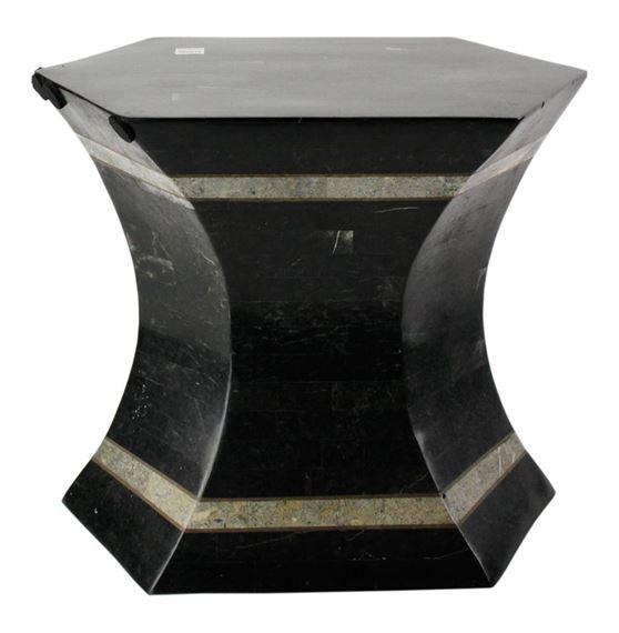 Black | Small Square Black Marble Stand | MutualArt