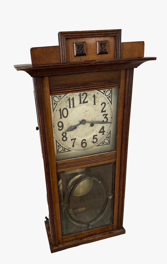 Unknown | Rhodium Gong Wall Clock | MutualArt
