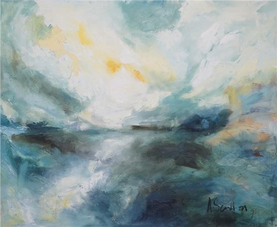 Alice Scrutton | Oil on original canvas in slightly neglected condition ...