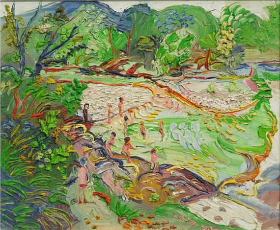 Fred Yates | Sunbathers | MutualArt