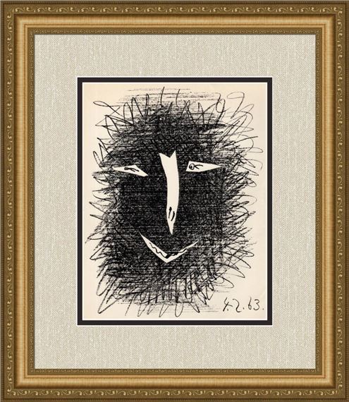 Pablo Picasso | 1964 After Pablo Picasso Deux Masques I Lithograph ...