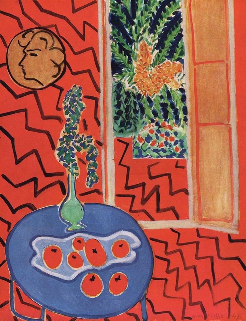 Henri Matisse | 1948 Henri Matisse Red Interior (1948) | MutualArt