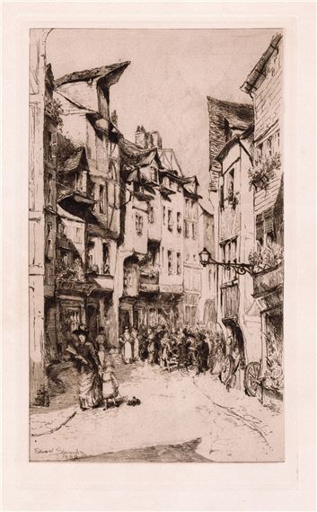 Edward Slocombe | Edward Slocombe La Rue Du Vicomte | MutualArt