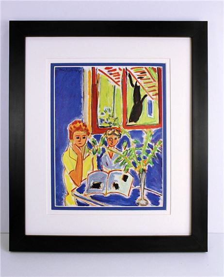 Henri Matisse | Henri Matisse Two Girls in a Blue Interior | MutualArt