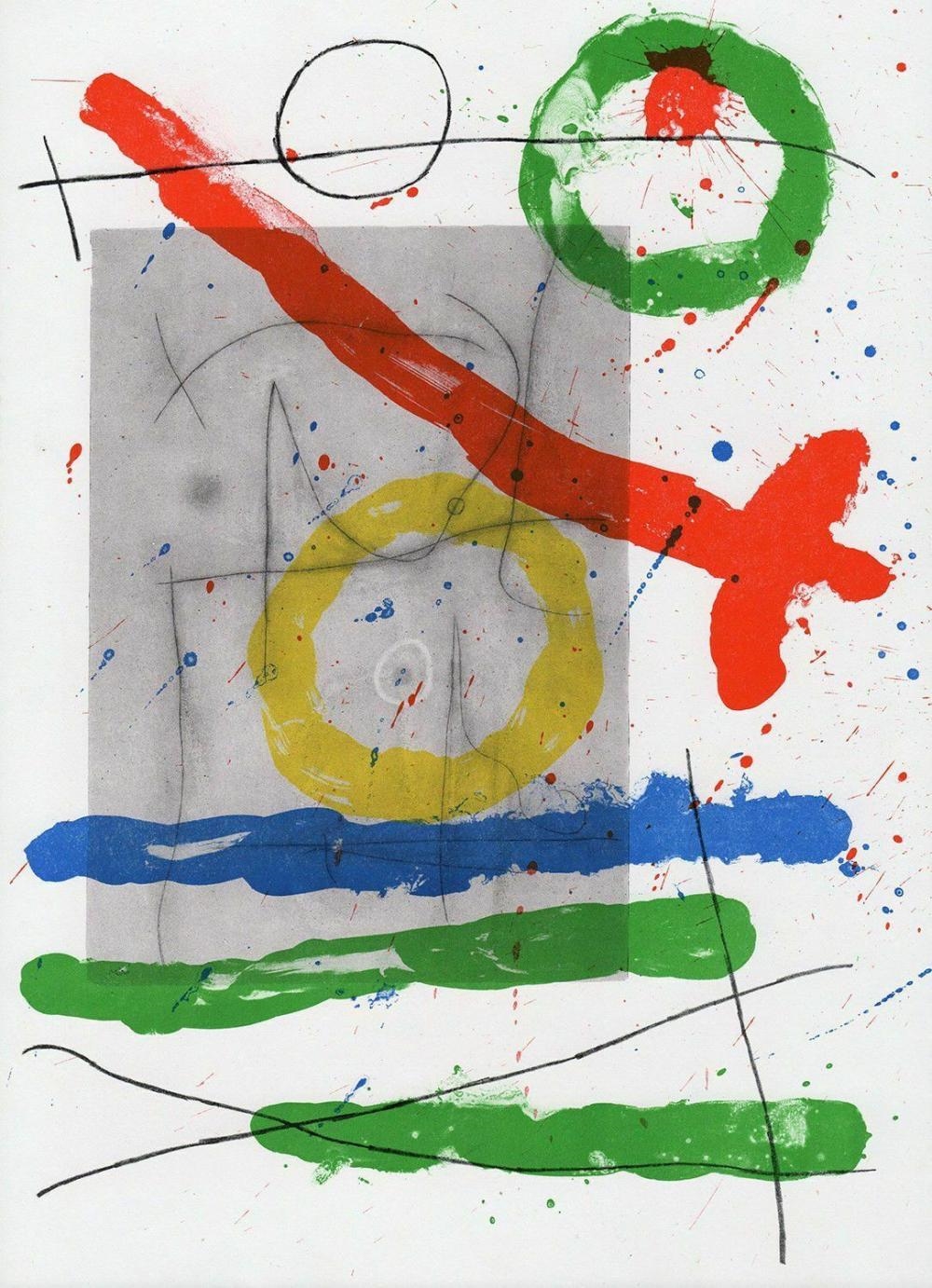 Joan Miró | 1965 JOAN MIRO ORIGINAL Lithograph Peintures sur Cartons ...
