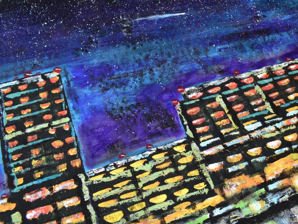 Arthur Kinslow | Monumental Arthur Kinslow Original Painting Shooting ...