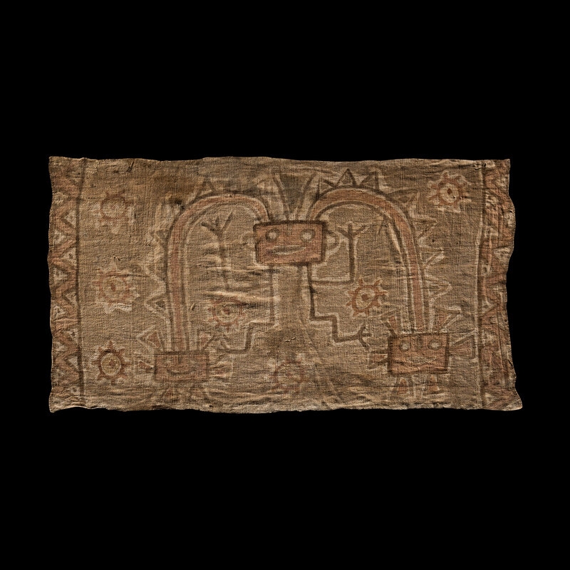 Chancay | Three Chancay Style Textile Fragments (20th Century) | MutualArt