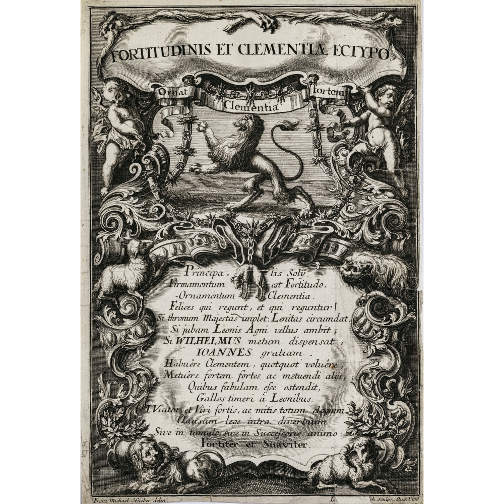 Jacob Andreas | Jacob Andreas Fridrich - Emblems about the bravery and virtues of Elector Johann ...