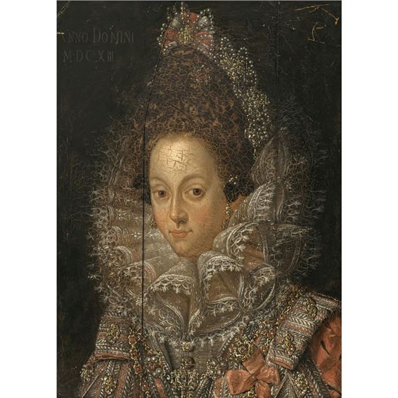 Pieter de Witte | Portrait of Duchess Magdalena of Bavaria (Circa 1548 ...
