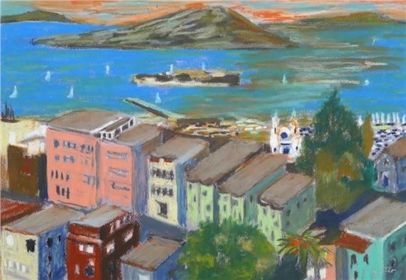 Tony Bennett | TONY BENNETT San Francisco Pastel | MutualArt