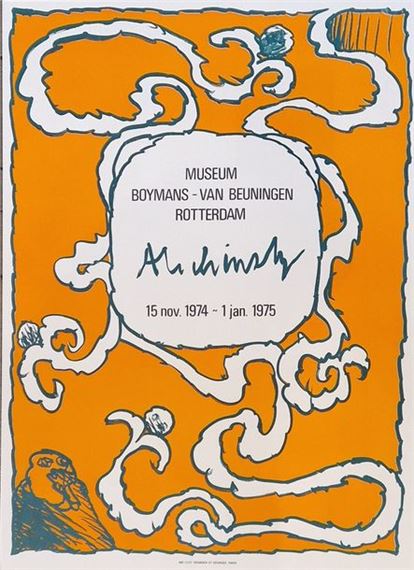 Pierre Alechinsky | Poster for the artist's exhibition at the Boymans ...