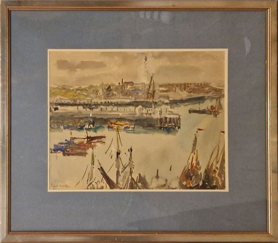 Paul Albert Mathey | The Port of Ostend | MutualArt