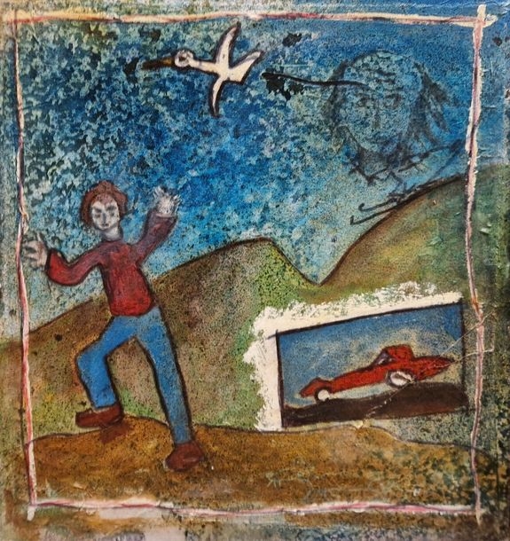 Didier Chenu | The child and the bird | MutualArt