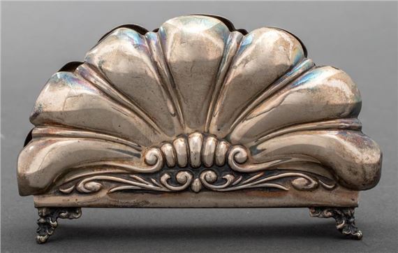 Silver | Sterling Silver Shell Correspondence Rack | MutualArt