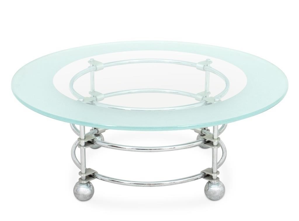 Jay Spectre | Jay Spectre for Century Glass Top Coffee Table | MutualArt