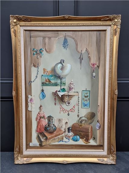 Deborah Jones | Cupboard With Sea Horse Shell (1974) | MutualArt