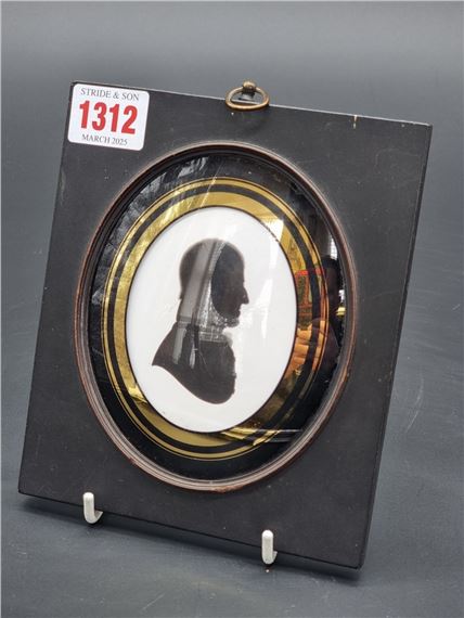 John Miers | Portrait silhouette of Rev Wm Ca..., (1846) | MutualArt