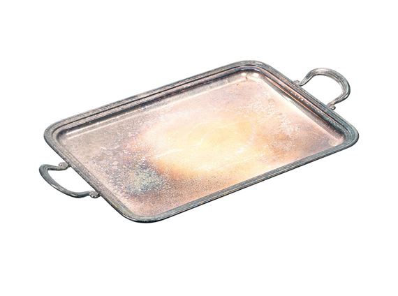 Silver | SILVER PLATE RECTANGULAR TRAY | MutualArt