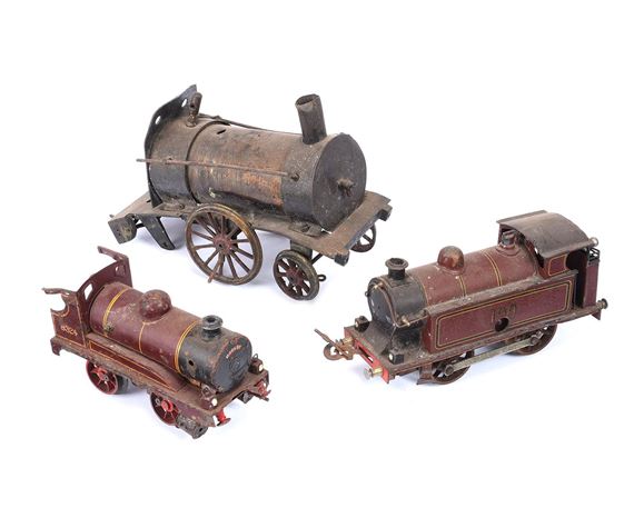 Hope K. Ritchie | THREE TINPLATE LOCOMOTIVES | MutualArt