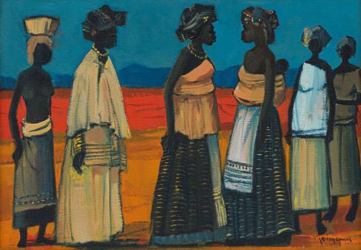 Johannes Wilhelmus Dingemans | A Group of Women in Conversation | MutualArt