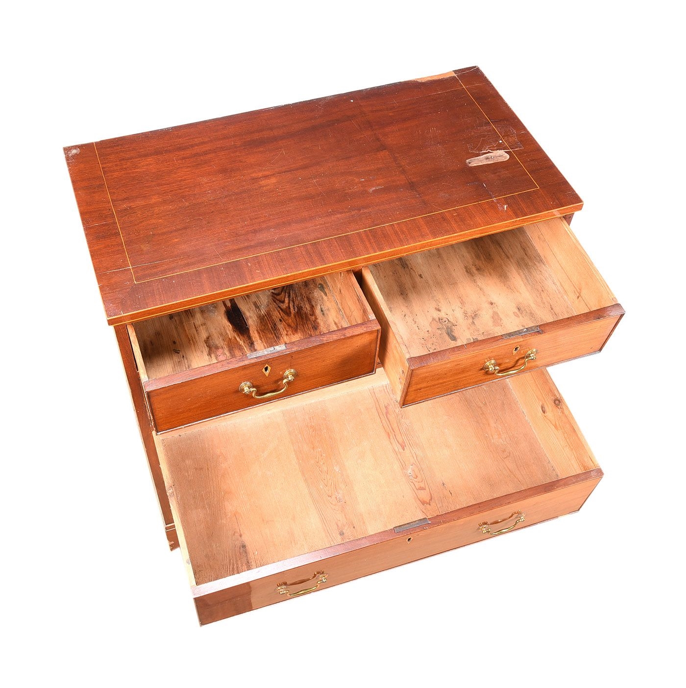 Hope K. Ritchie | ANTIQUE INLAID MAHOGANY CHEST OF DRAWERS | MutualArt