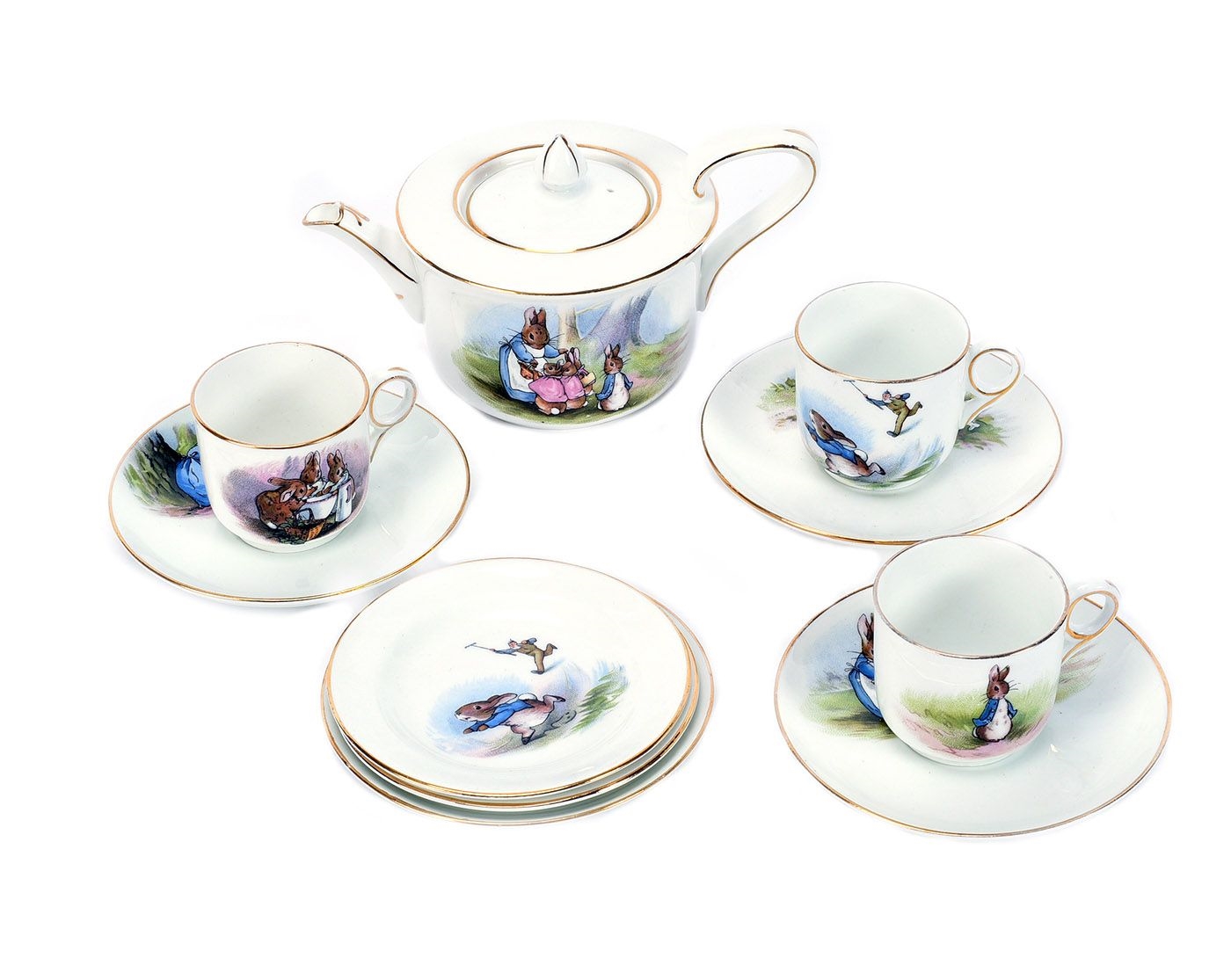 Beatrix Potter | PETER RABBIT PART TEA SET | MutualArt